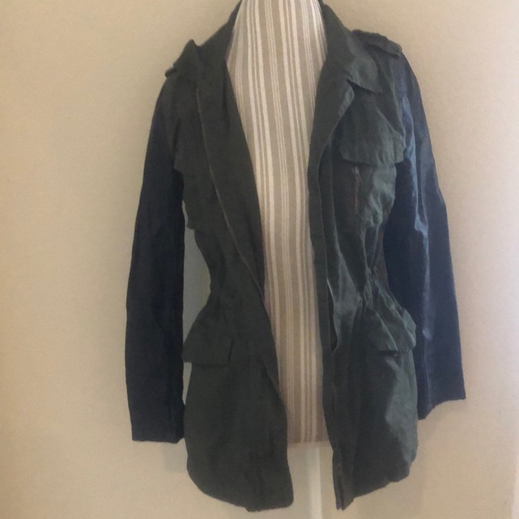 Blu Pepper | Jackets & Coats | Blu Pepper Blackgreen Faux Leather ...